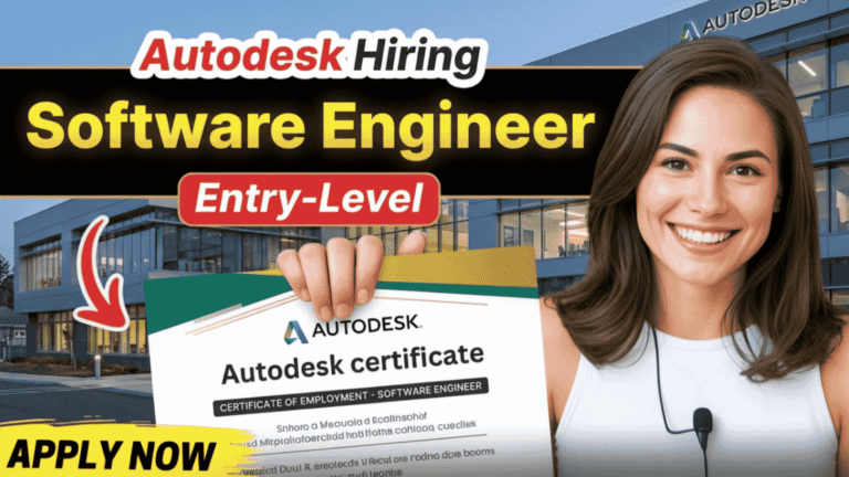 Autodesk Hiring Software Engineer in Bengaluru | Apply Now