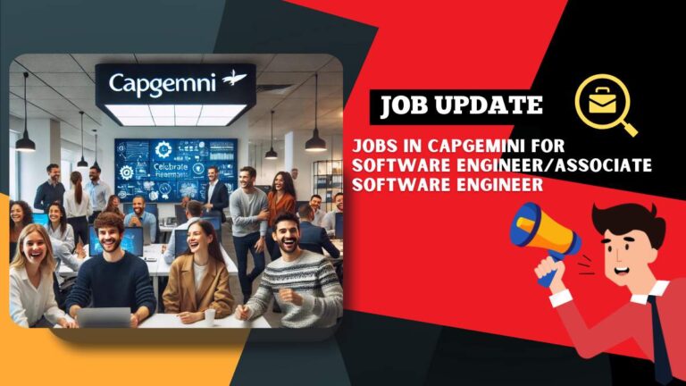 Capgemini Hiring Freshers for Software Engineer | Capgemini Exceller