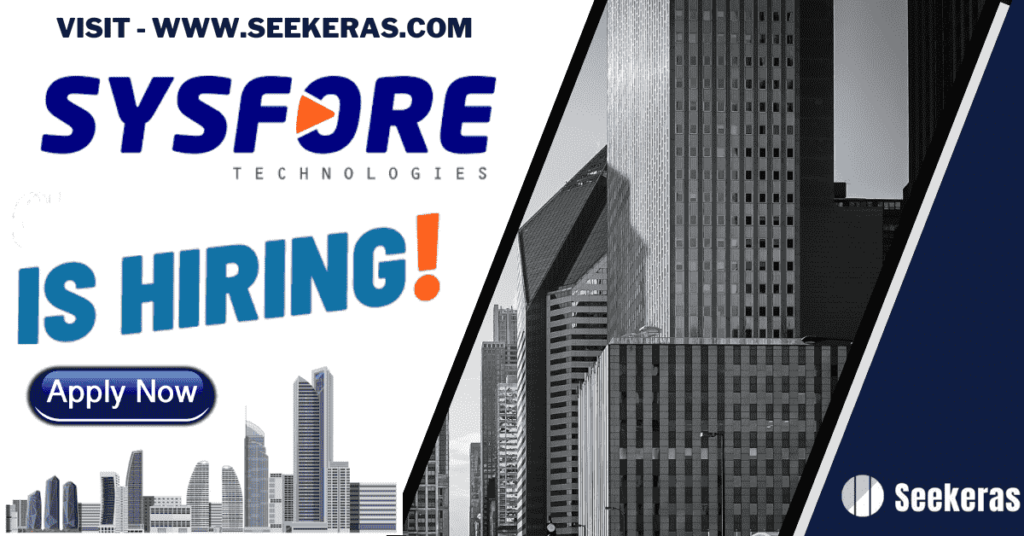 Walk-in Drive at Sysfore Technologies From 13th September - 19th September | Bangalore Location ...
