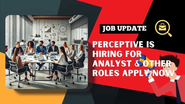 Perceptive Hiring Analyst & Other Roles | Any Graduate in Hyderabad