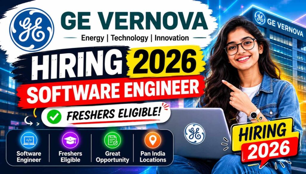 GE Vernova Hiring 2026 for Software Engineer Roles