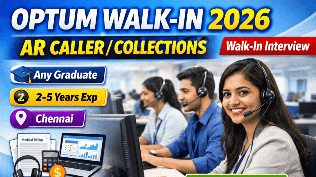 Optum Walk-in Drive 2026 for Collections Rep (AR Caller) – Hospital ...