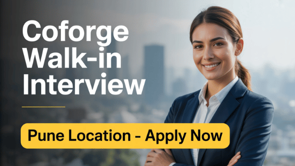 Coforge Walk-In Hiring US Mortgage Insurance in Pune | B.Com Graduate