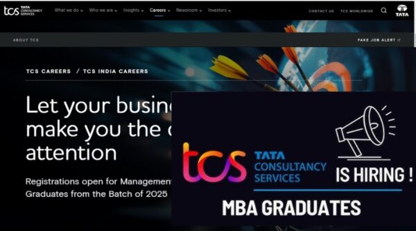 TCS MBA Hiring 2025 | Off Campus Hiring for Graduates - Apply Now ...