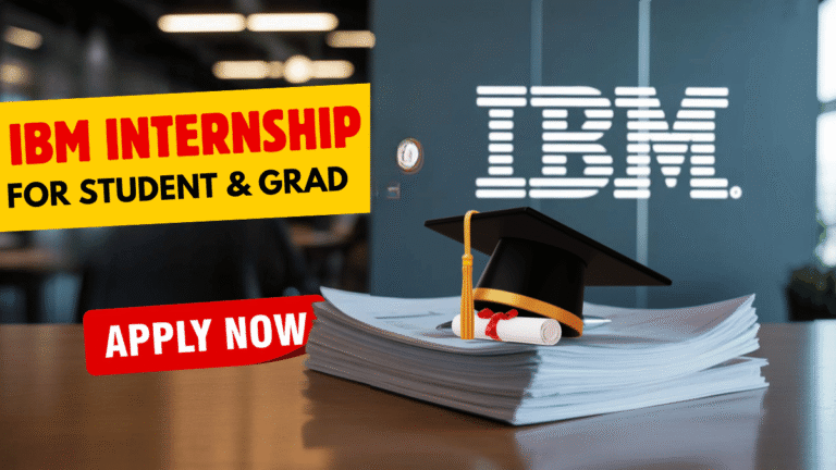 Internship Opportunity at IBM: Apply Now!