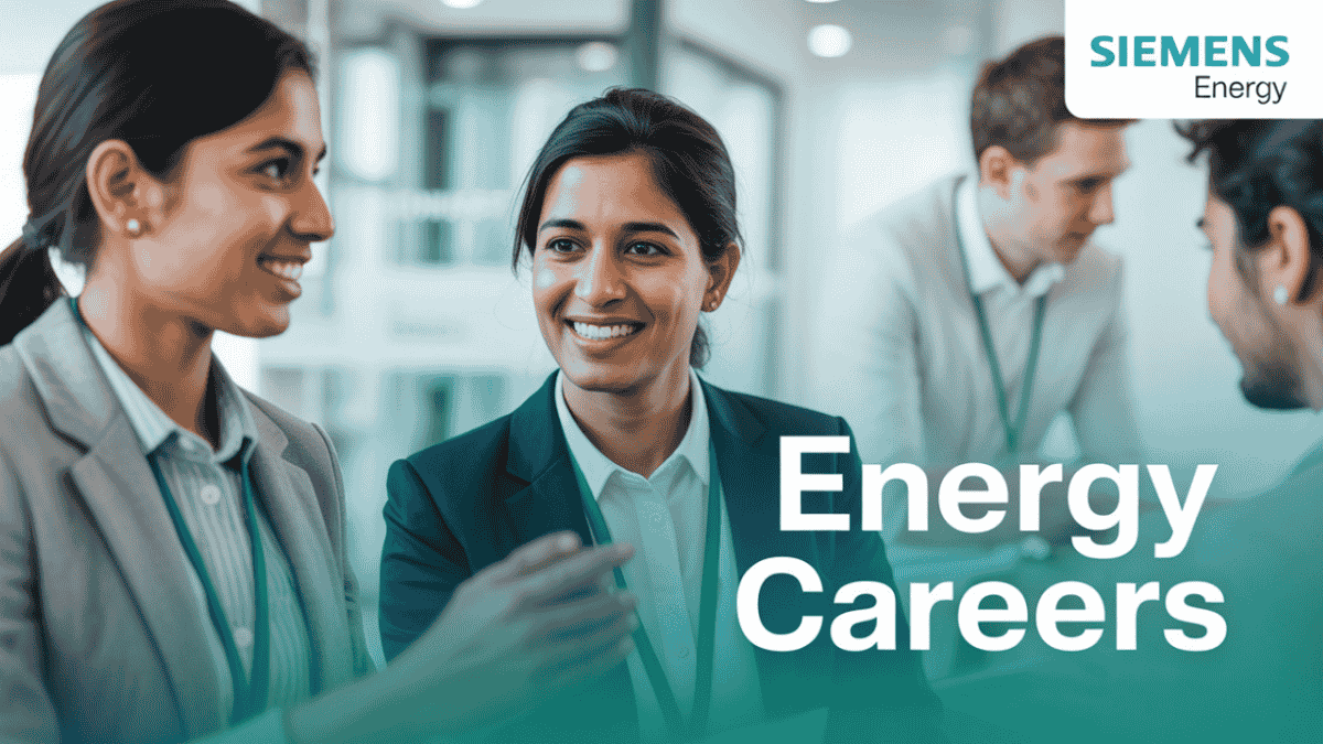 B.Com, M.Com, MBA ,CA Opportunity in Siemens Energy