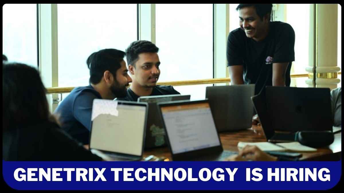 Genetrix Technology Work From Home Job Vacancy