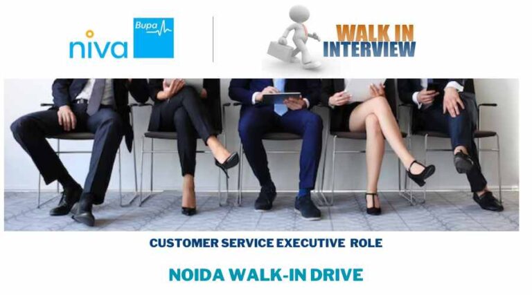 Niva Bupa WALK IN Drive| Customer Service Executive Role |17th April ...