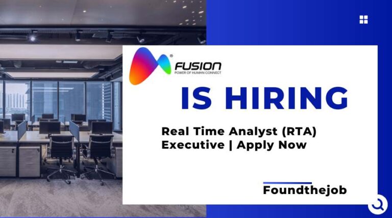 Fusion CX Recruitment 2024 Drive for Freshers