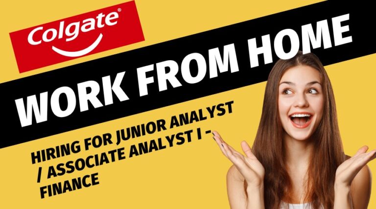 Colgate Remote Work From Home Jobs – Associate Analyst and Analyst ...