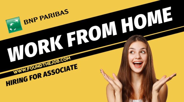 BNP PARIBAS work from home jobs in Mumbai, Chennai for For fresher ...