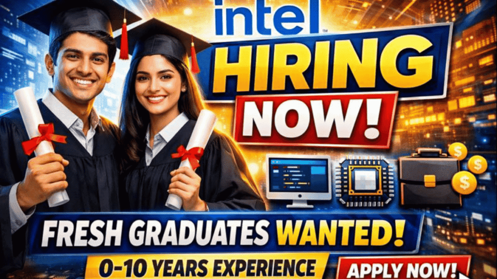 Intel Hiring Fresh Graduate Candidates for Multiple Roles (0–10 Years)
