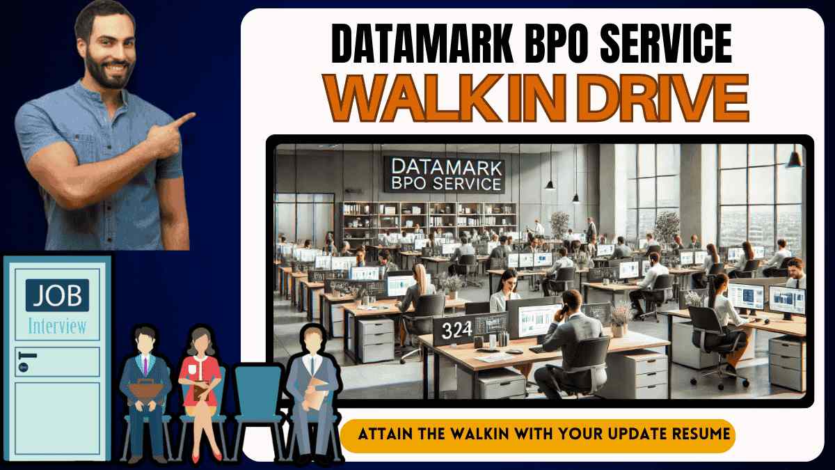 Datamark Bpo Service Walk-in Drive 2025: US Back Office Process |Till 23 February