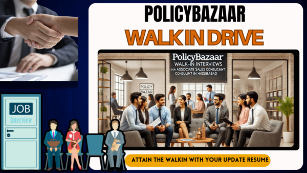 Policybazaar Internship for Freshers: Walk-in Drive at Multiple Locations - foundthejob.com