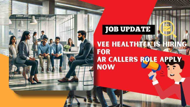 Vee Healthtek Off-Campus 2025 Recruitment | Apply Now for Multiple Position
