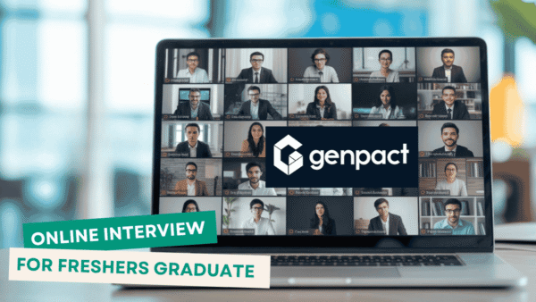 Genpact Virtual Hiring Drive for fresher via Microsoft Teams