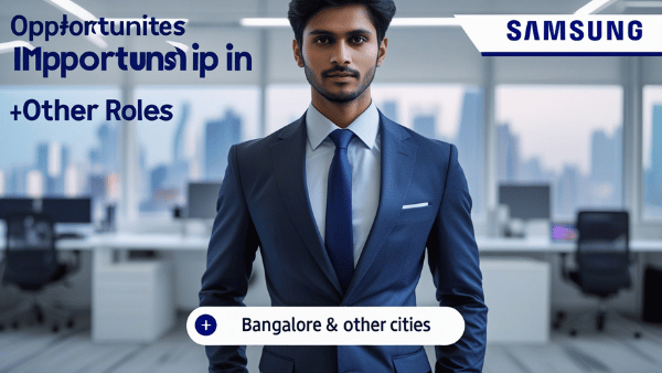 Samsung Summer Internship Hiring for Multiple Roles in India – Apply Now
