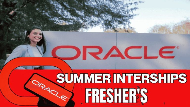 Oracle Internship for Freshers