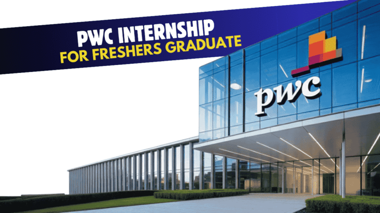 Internship Opportunity at PWC: Apply Now!