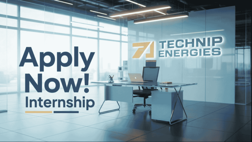 Internship Opportunity at Technip Energies: Apply Now!