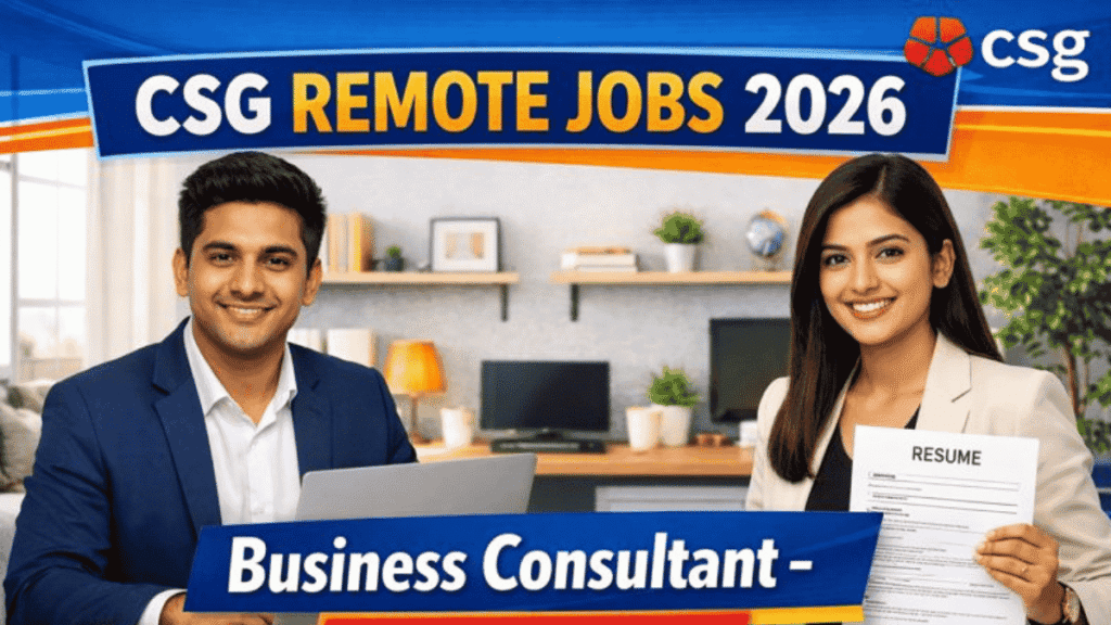 CSG Remote Jobs 2026: Business Consultant – Apply Now