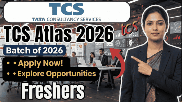 TCS Atlas Hiring 2026 | Batch of 2026 | Apply Now!