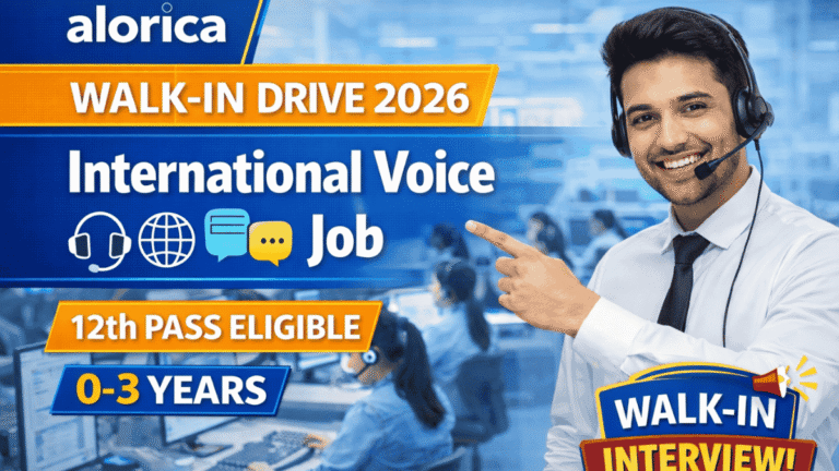 Alorica Walk-In Drive 2026 for International Voice Process in Bangalore ...